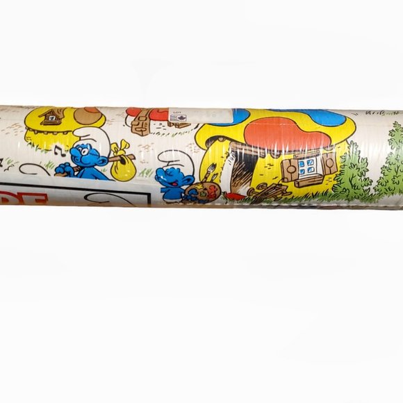 Smurfs | Accents | Vintage Smurfs Wallcovering Roll Nwt | Poshmark
